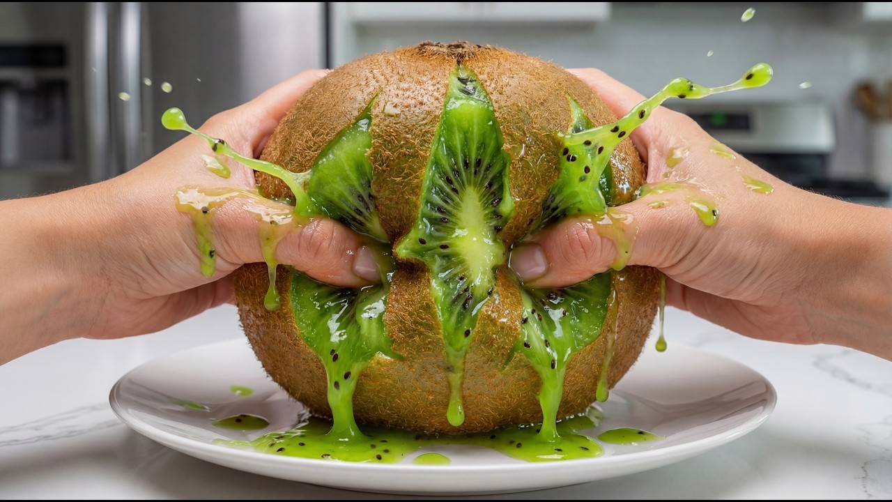 😱Giant Fruit Ball Reveal  Satisfying ASMR 🥝🍑🍓