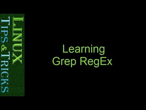 Linux Tips and Tricks : Grep RegEx