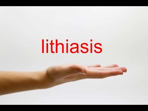 How to Pronounce lithiasis - American English