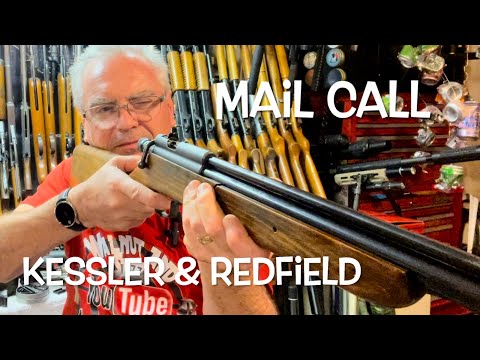 Mail call Kessler multi pump 22 Redfield 3200 scope @RojoTacticalTargets airgun targets 1791edc