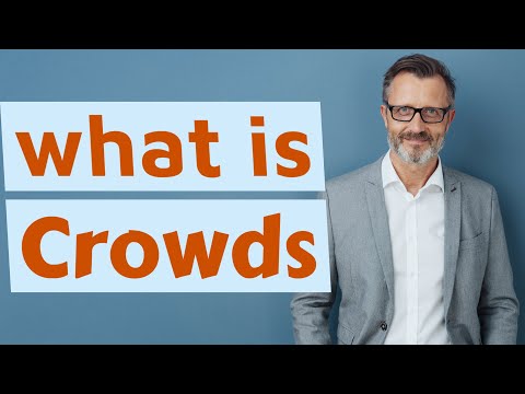 Crowds | Definition of crowds 📖 📖