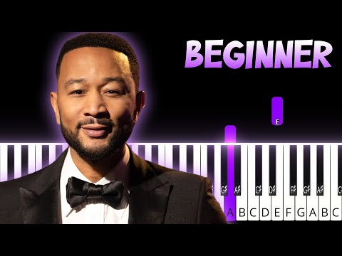 All of Me - John Legend | BEGINNER Piano Tutorial