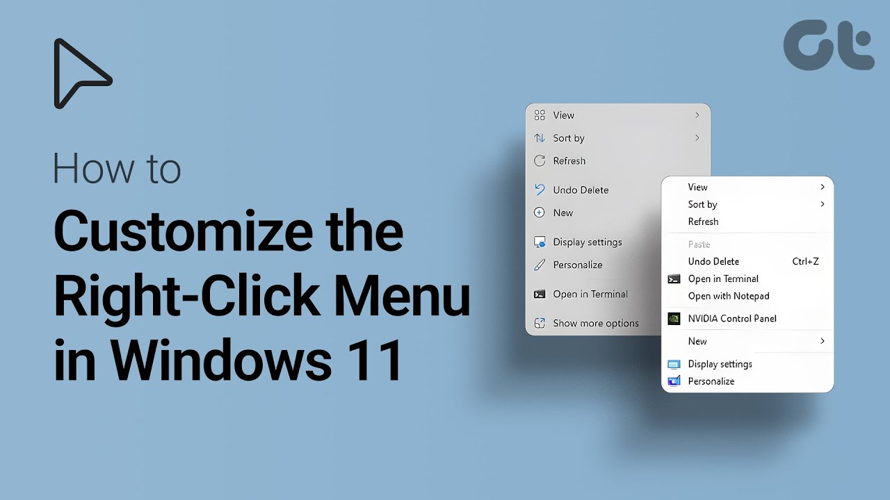 How to Customize the Right Click Menu in Windows 11