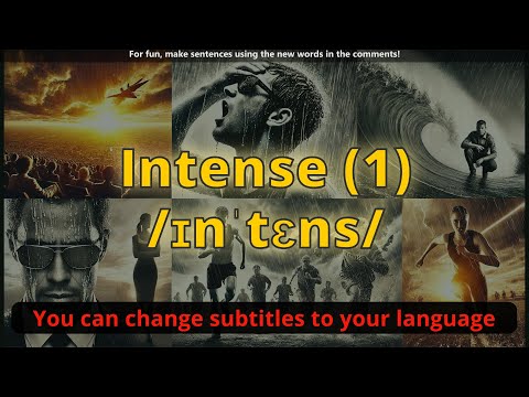 Intense meaning (1) with 5 examples
