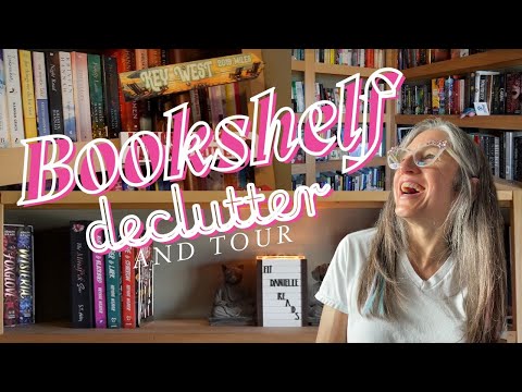 MAJOR Book Declutter, Reorganization, and Tour of My Book Shelves 2025