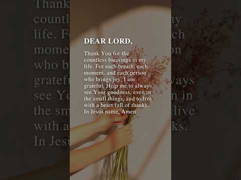 Dear Lord Prayer #shorts #short #shortvideo #prayer #pray #dailyprayer #amen #jesus #god #bible #fyp