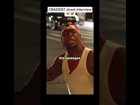 This Guy is going.. CRAZYY!!! 😂😂 #street #interview #funny #funnyvideo #crazy #memes #comedy