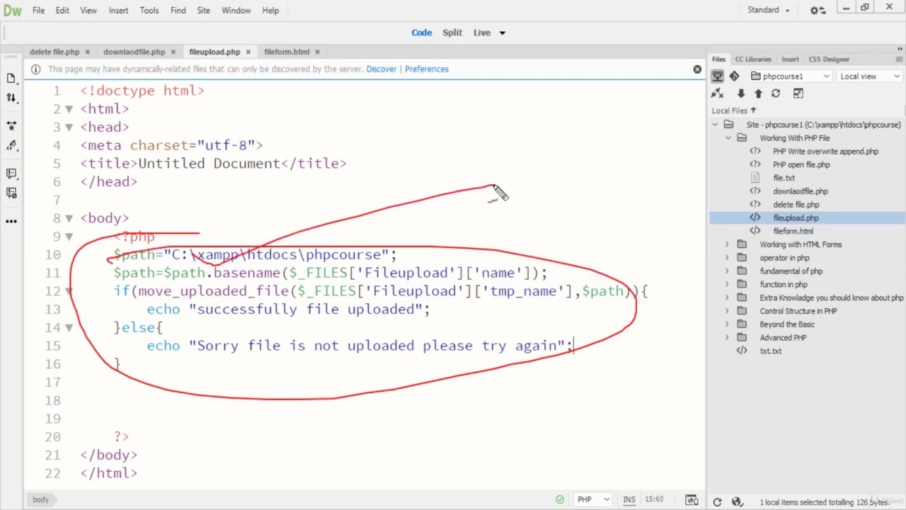 8. PHP Download File | Learn Complete Web Development Course Using PHP/MySQL