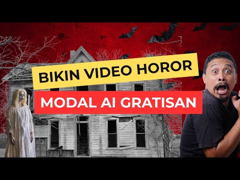 Cara Membuat Video Horor AI GRATIS! 😱 Mudah Banget! | Ide Konten Youtube Faceless Contoh Prompt
