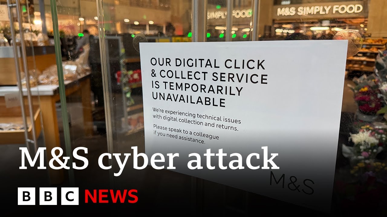 Marks & Spencer says customer data stolen in cyber attack | BBC News