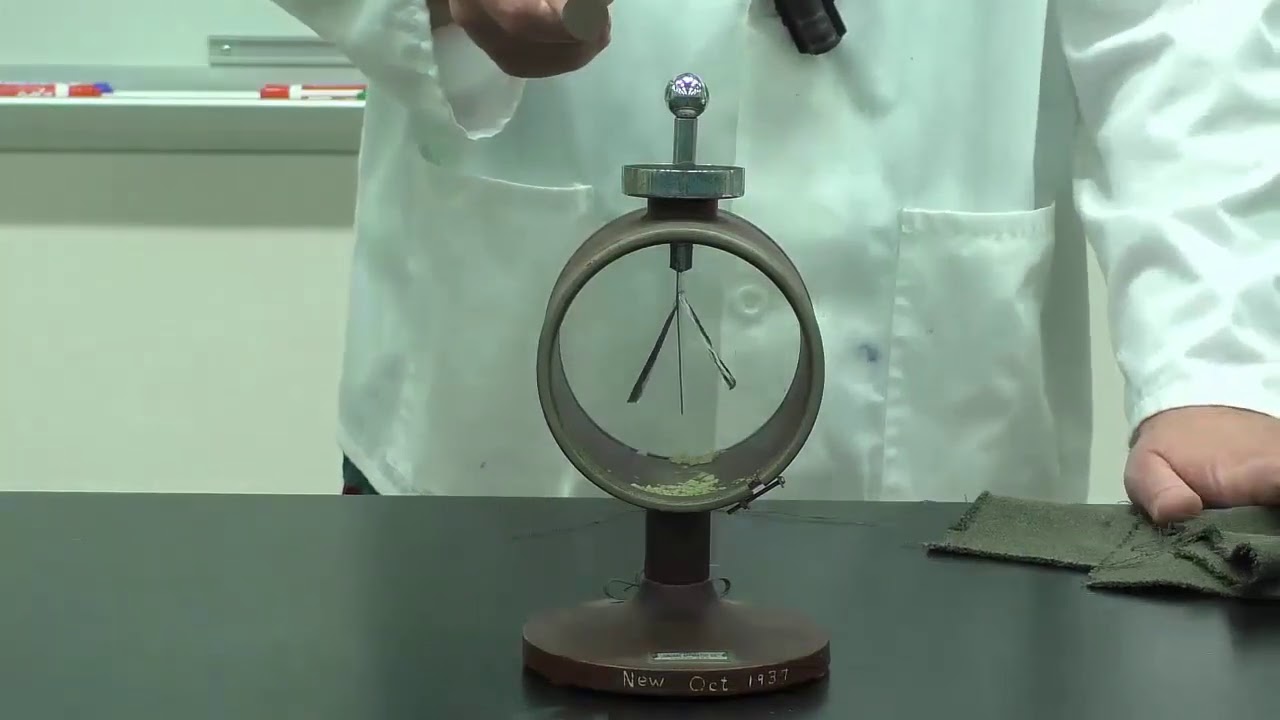 5A22.30 Gold Leaf Electroscope
