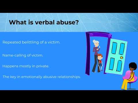 Gender-Based Violence- What is verbal abuse?