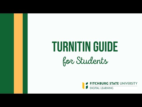 Turnitin for Students: Getting Started