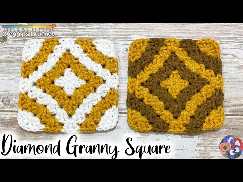 CROCHET โDiamondโ Granny Square | Tutorial