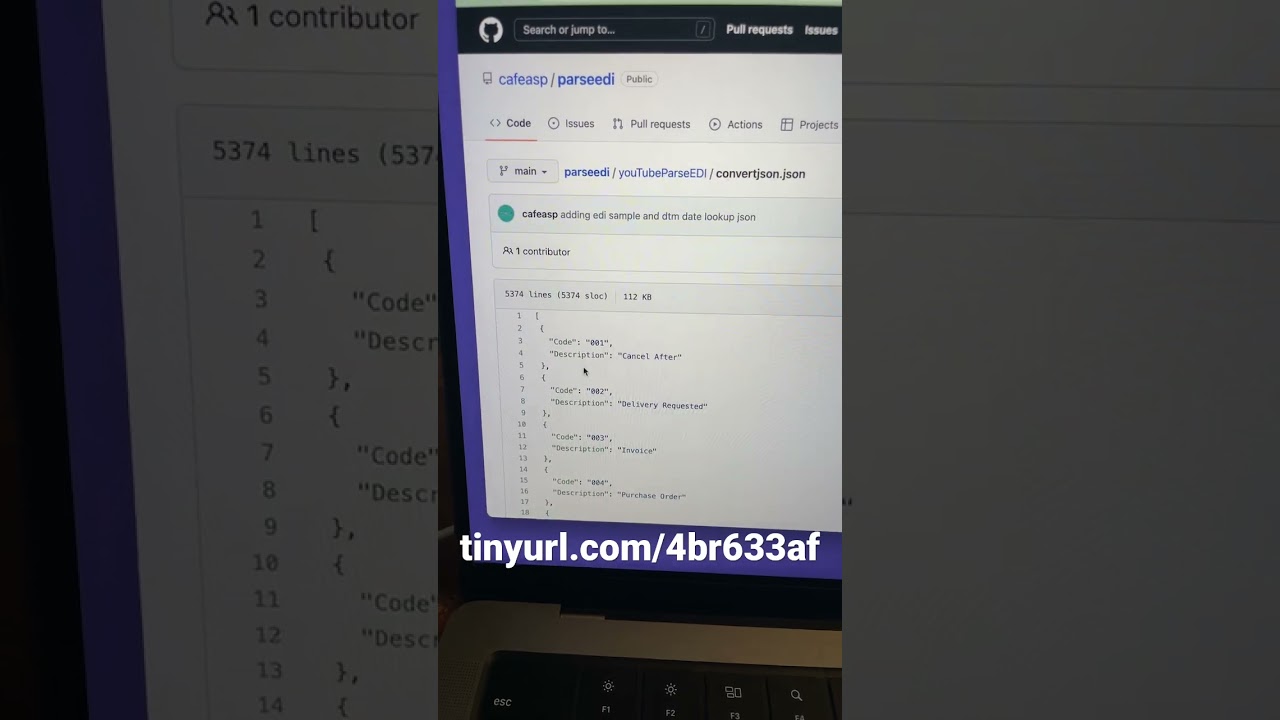 Parse EDI / GitHub Link