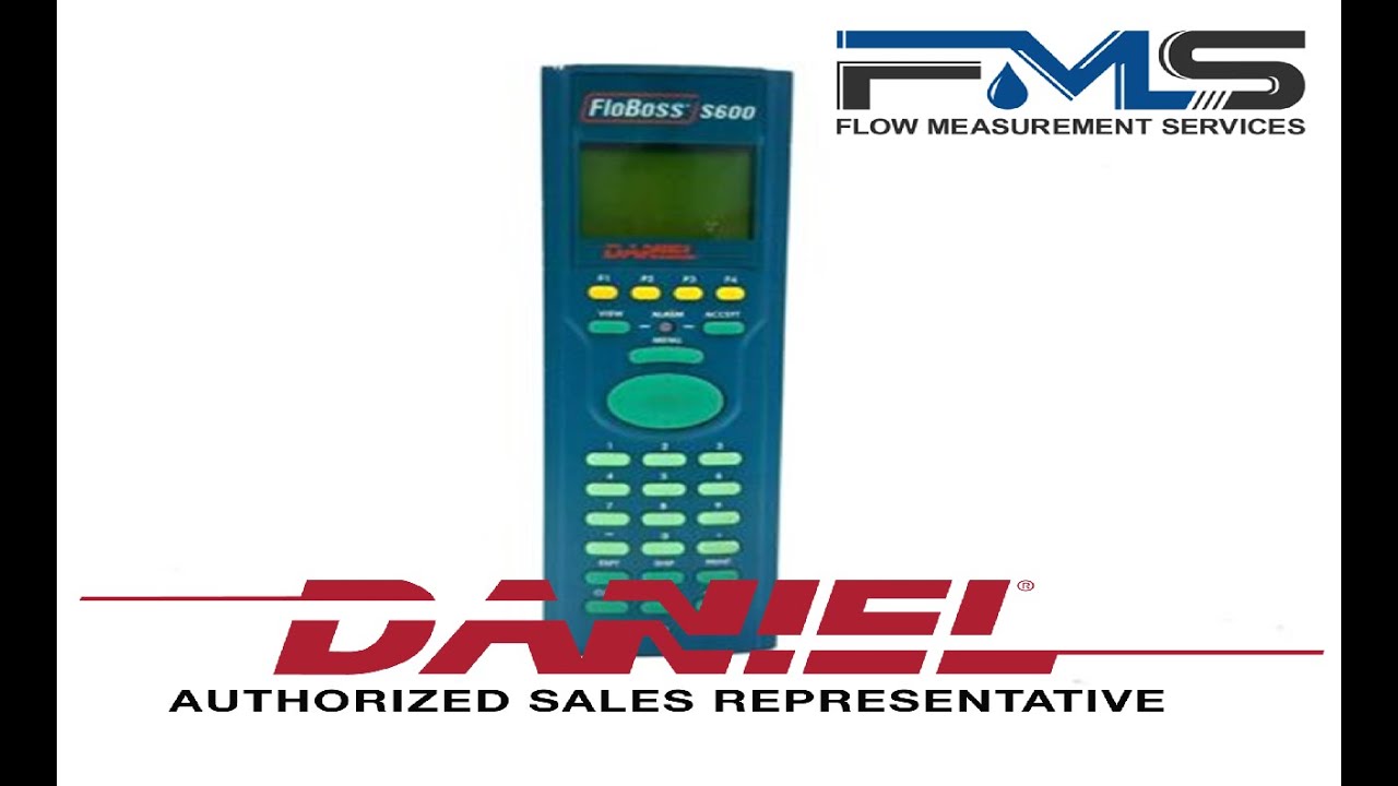 Daniel FloBoss S600 Flow Computer Overview