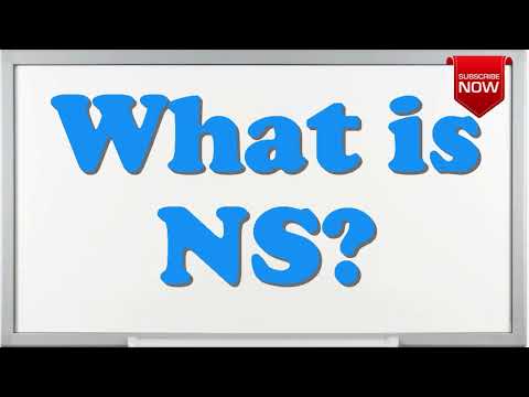 What is the full form of NS?