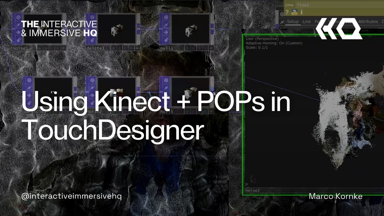 Using Kinect + POPs in TouchDesigner