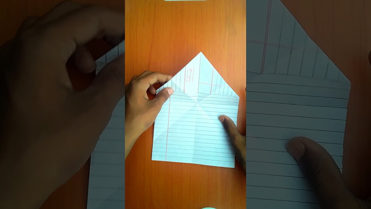 How to make a paperplane ✈️  easy paper airplane tutorial bestpaper plane shorts​​ craft#papercraft