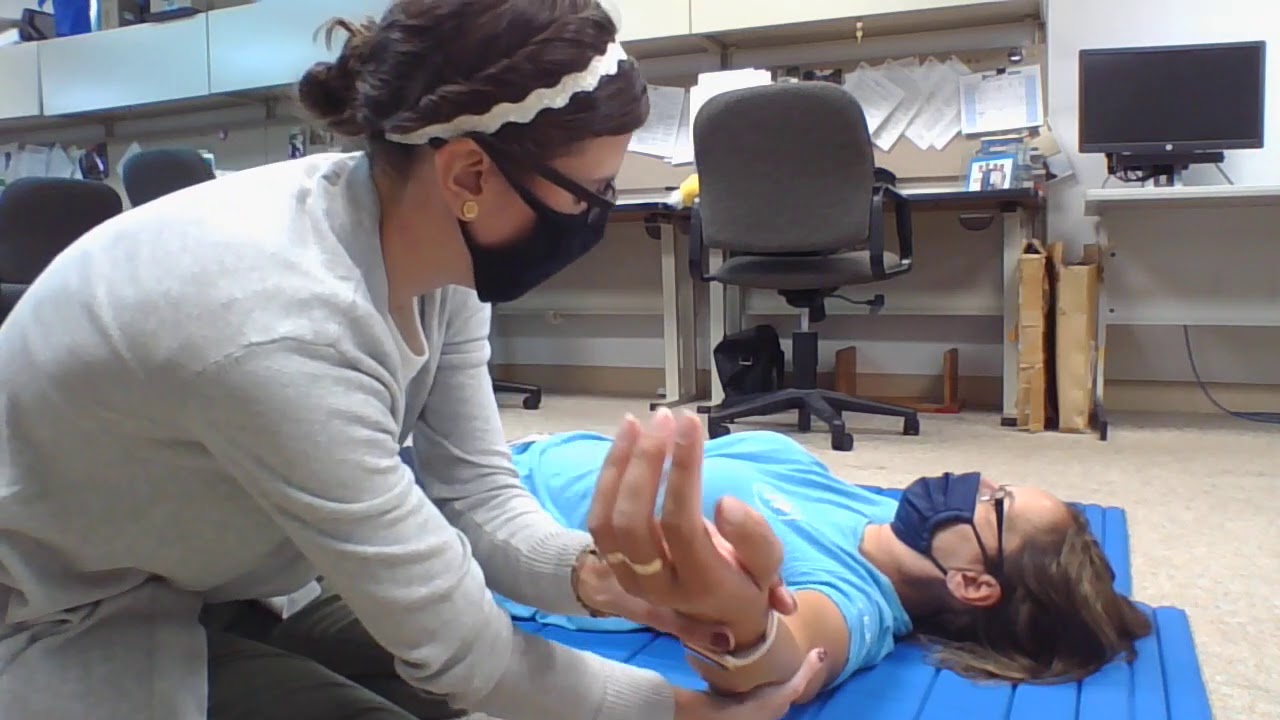 Supine upper extremity ROM