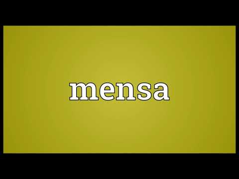 Mensa Meaning
