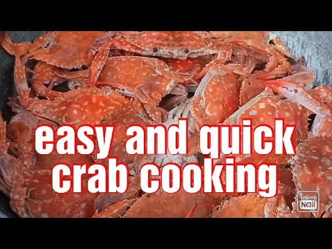 Super easy and quick crab cooking