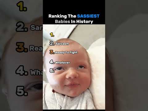 Ranking The SASSIEST Babies In History😭