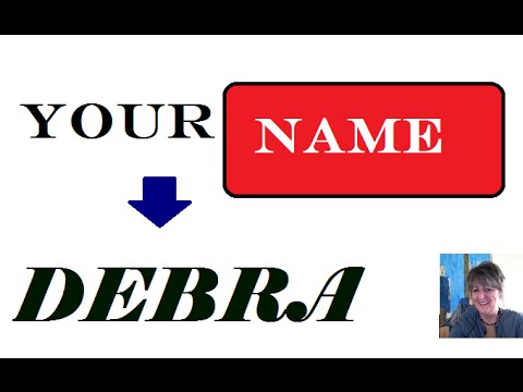 What does my Name Mean ? Debra