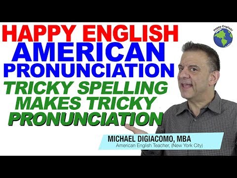 American English Pronunciation: Ten English Words - Tricky Pronunciation From Tricky Spelling