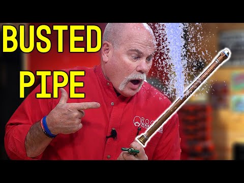 BURSTED PIPE REPAIR | Fast & Easy