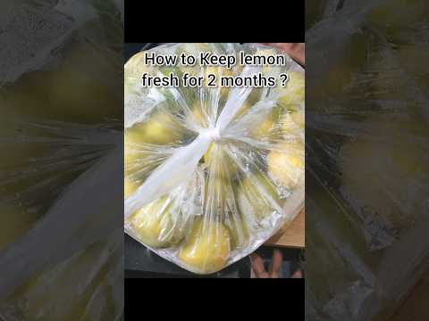 kitchen tips -24 How to Store your Lemons and limes so they last for months! #shorts #shortsfeed