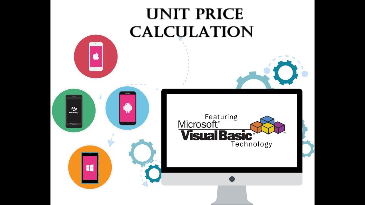 Visual Basic Programming Tutorial with code - Unit Price calculation
