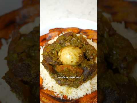 Ayamase stew, aka Designer or Ofada stew #foodblogger #recipe #cooking #nigeria #food