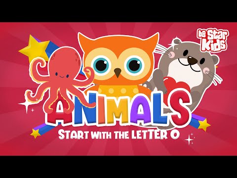Learning Alphabet - Animals Starting with O - Learn Animal Words That Start With Letters O