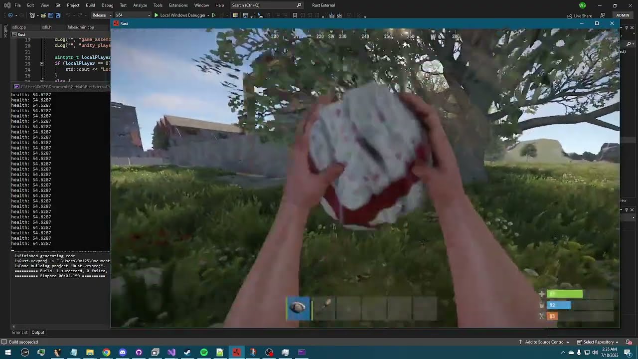 Rust External Cheat Devlog 1