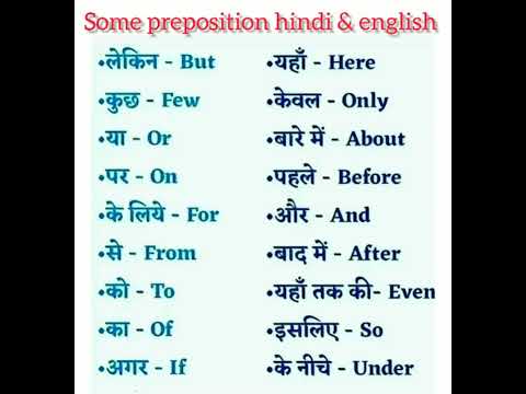 #preposition#hindi#english#roshniyadav