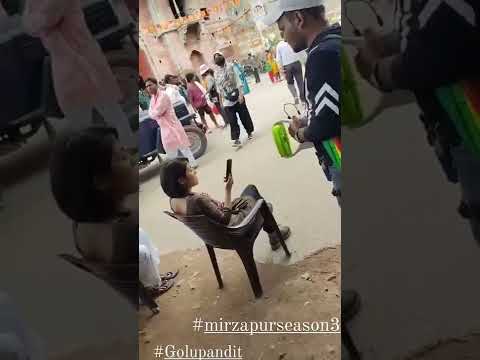 mirzapur season 3 shooting in varanasi ramnagar fort #shorts