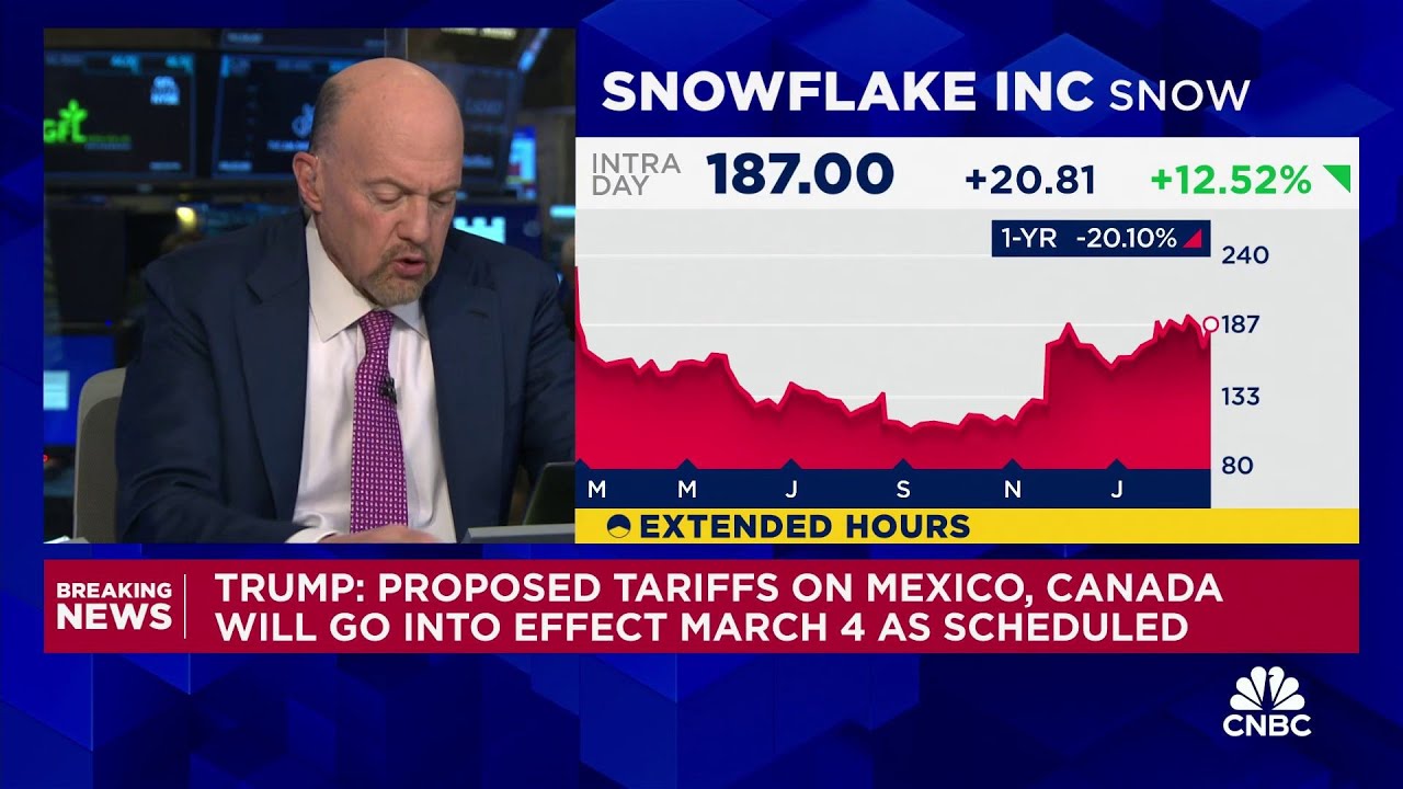 Cramer's Mad Dash: Snowflake