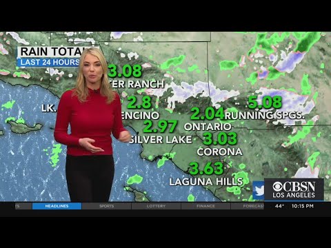Record Rainfall In Downtown Los Angeles