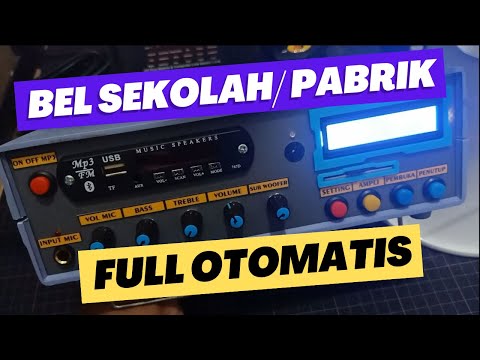 Zhafira Bel Otomatis Sekolah Kantor Pabrik Suara Baru (Video lama link video baru ada di deskripsi)