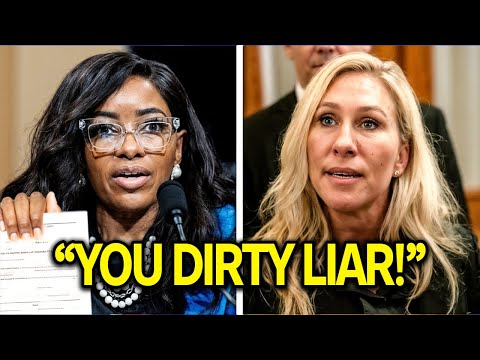 Marjorie Taylor Greene LOSES HER MIND after Jasmine Crockett EXPOSES Her Lies on Live TV