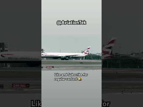 BRITISH AIRWAYS LANDS AT TORONTO PEARSON 🇨🇦 Airbus A350-1000. #feeds #viral #shorts #youtube #song