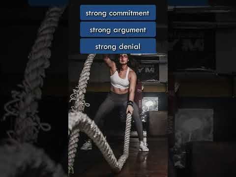 Collocations with STRONG