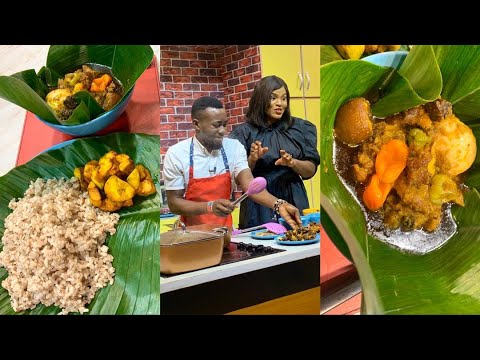 How To Make Ofada Rice And Stew With Plantain