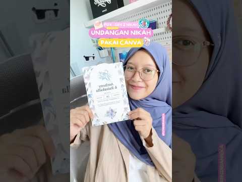 Bikin Undangan Nikah di Canva #dutacanva #canvassador #weddinginvitation