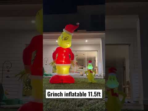 #gemmy #grinch #christmas # inflatable