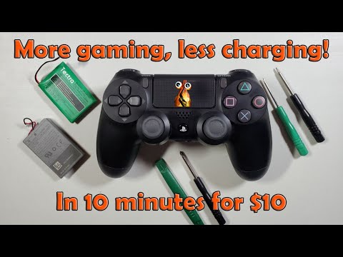 How to Upgrade a PS4 Controller Battery