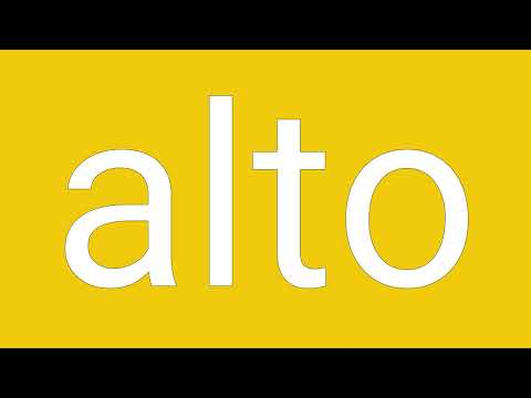 Alto Definition & Meaning