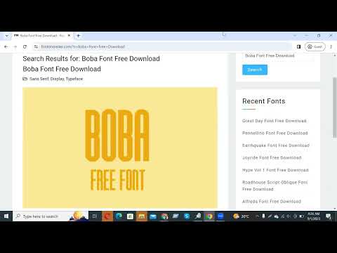 How to Download and Install Boba Font Free Download in Adobe Photoshop #youtube