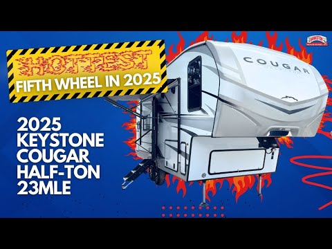 America's Hottest Fifth Wheel in 2025 | 2025 Keystone Cougar Half-Ton 23MLE | Bankston Motor Homes